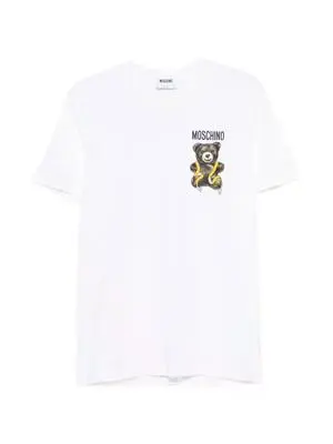 Moschino Teddy Bear Logo-print T-shirt - White