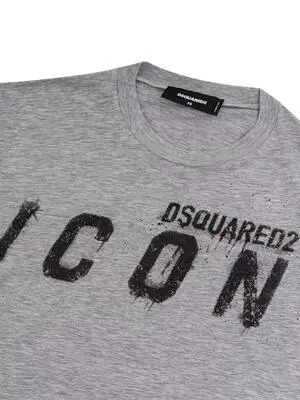 Dsquared2 Icon Distressed-print T-shirt