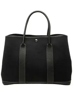 Hermès 2011 Toile And Negonda Garden Party 36 Tote Bag - Black