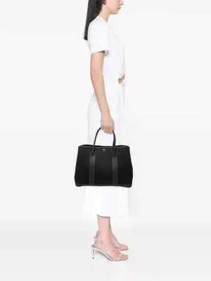 Hermès 2011 Toile And Negonda Garden Party 36 Tote Bag - Black
