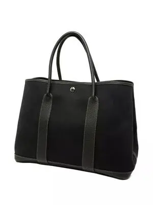 Hermès 2011 Toile And Negonda Garden Party 36 Tote Bag - Black