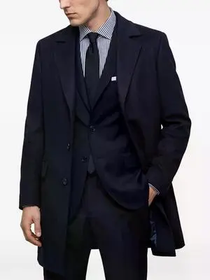 Kiton Single-breasted Cashmere Coat