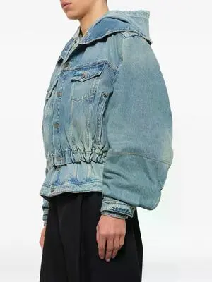 EGONLAB Hooded Denim Jacket