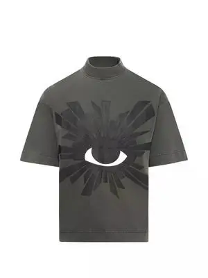 HOUSE OF ERRORS All-seeing Graphic-print T-shirt - Grey