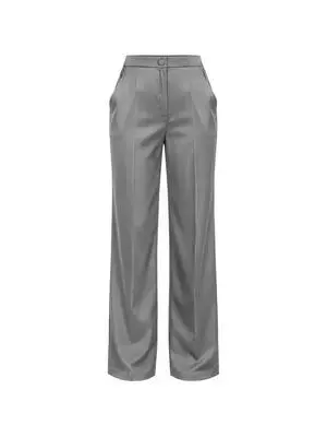 Marella Satin-finish Wide-leg Trousers