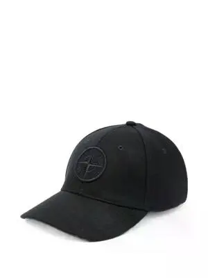 Stone Island Logo-patch Baseball Cap - Black
