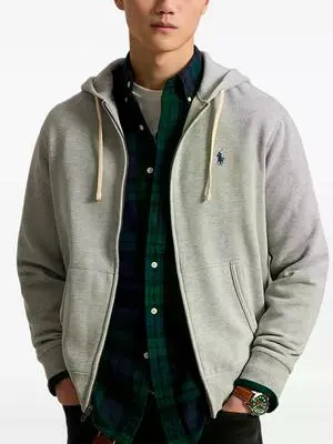 Ralph Lauren Logo-embroidered Zip-up Hoodie