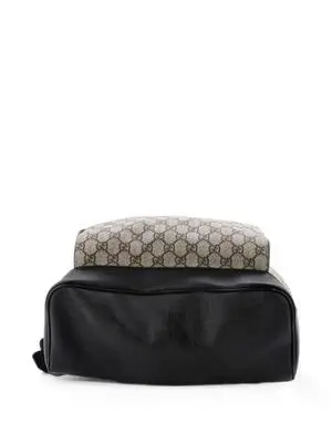 Gucci Zip Pocket Gg Coated Canvas Medium Backpack