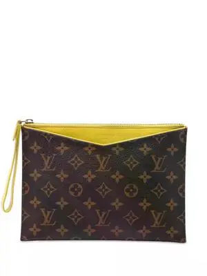 LOUIS VUITTON 2014 Monogram Daily Pouch Clutch Bag