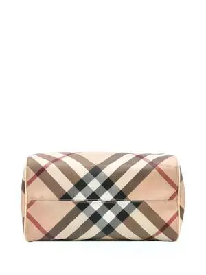 Burberry 2000-2017 Supernova Check Canvas Chester Boston Bag