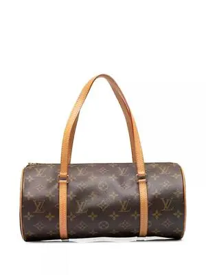 LOUIS VUITTON 2004 Monogram Papillon 30 Handbag - Brown