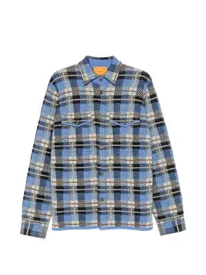Guest In Residence Cashmere Checked Shirt - Multicolor