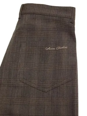 Acne Studios Wool Blend Trousers - Multicolor