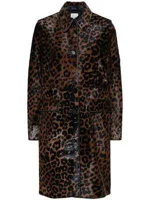 TOTEME Leather Coat - Multicolor