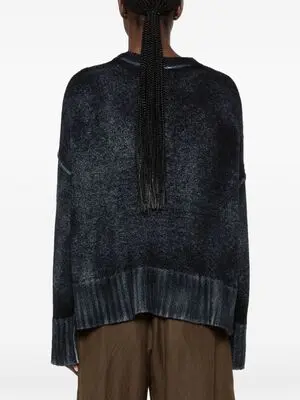 Avant Toi Wool Blend Oversized Jumper - Multicolor