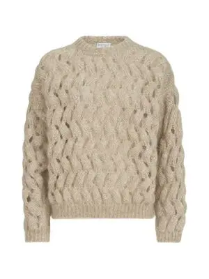Brunello Cucinelli Wool Blend Sweater - Multicolor