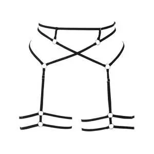 MY MOKONDO Paris Garter Strap Harness - Black