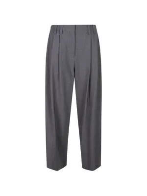 Brunello Cucinelli Wool Trousers - Multicolor