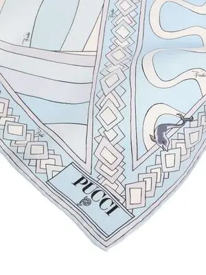 Emilio Pucci Printed Silk Foulard