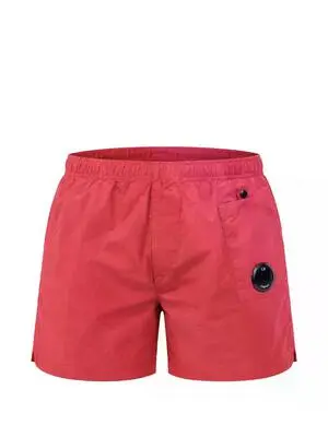 C.P. COMPANY Logo-patch Swim Shorts - Red