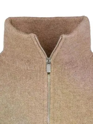 Almada Label Quarter-zip Knitted Sweater