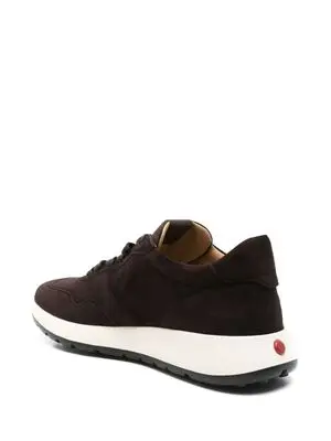 TOD'S Red Dot Suede Leather Sneakers