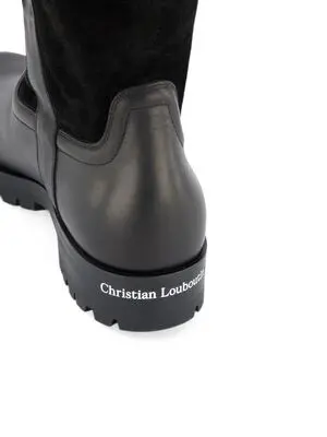 CHRISTIAN LOUBOUTIN Slouch Flat Leather Boots