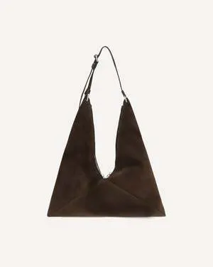 Moschino Suede Hobo Tote Bag