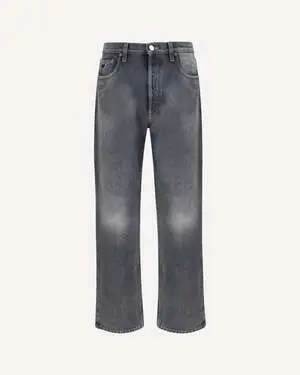 Prada Vintage Effect Denim Jeans - Black