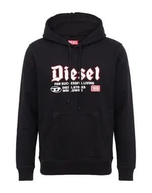 DIESEL® Sweatshirt Size Cotton, Polyester