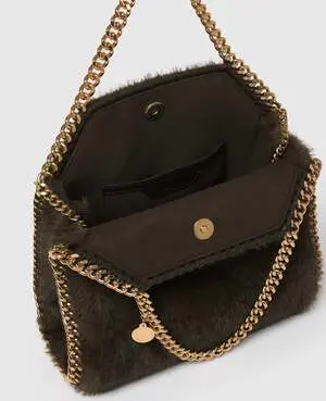 Stella McCartney Falabella Mink Mini Tote Bag - Brown