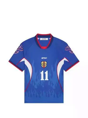 ABOUT:BLANK Football Jersey T-shirt - Blue