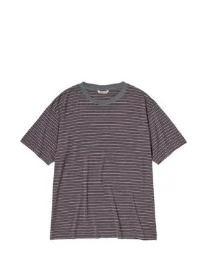 Auralee Wool Striped T-shirt - Multicolor