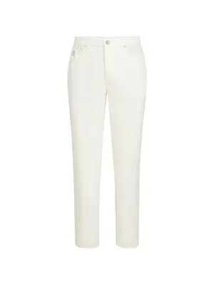 Brunello Cucinelli Cotton Trousers - Multicolor