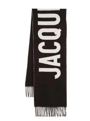 Jacquemus Logo Wool Scarf - Multicolor