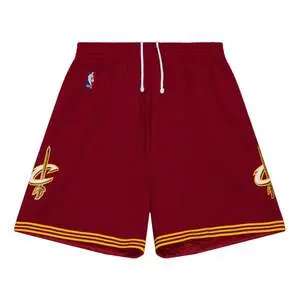 Mitchell & Ness Cleveland Cavaliers 2015-16 Wine Swingman Shorts - Red