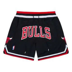 Mitchell & Ness X Just Don Chicago Bulls Nba Home Shorts - Black