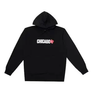 JORDAN Chicago City Pullover Hoodie - Black