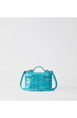Mcm Mini Aren Vanity Case In Visetos
