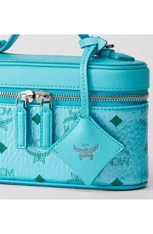Mcm Mini Aren Vanity Case In Visetos
