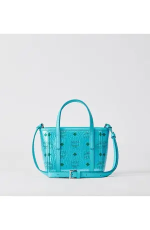 Mcm X-mini Toni Top-zip Shopper In Visetos