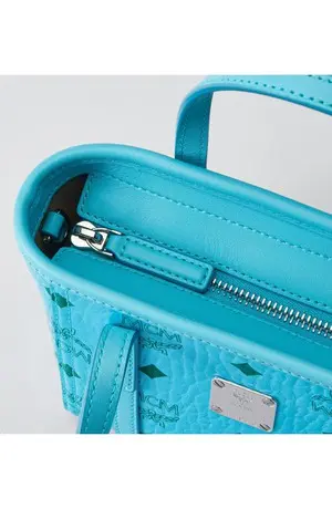 Mcm X-mini Toni Top-zip Shopper In Visetos