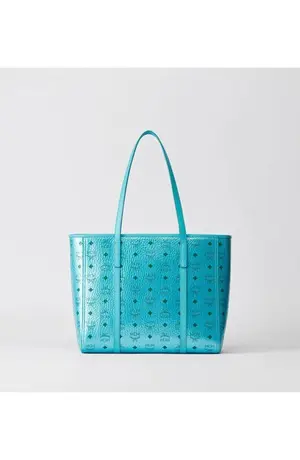 Mcm Medium Toni Top-zip Shopper In Visetos