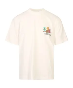 BARROW Teddy Bear Printed Jersey T-shirt