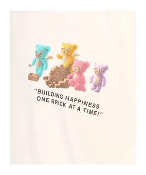 BARROW Teddy Bear Printed Jersey T-shirt