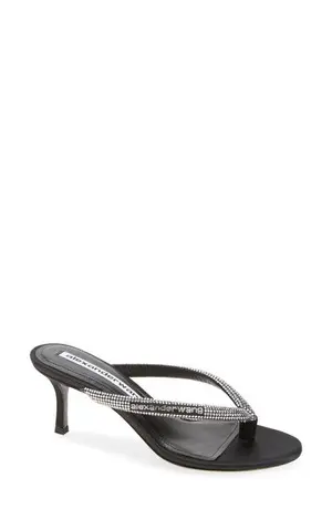 Alexander Wang Courtney Thong Sandal - Black/silver