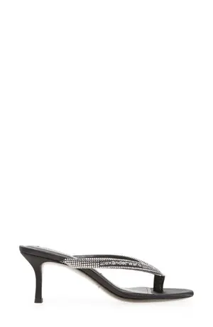 Alexander Wang Courtney Thong Sandal - Black/silver