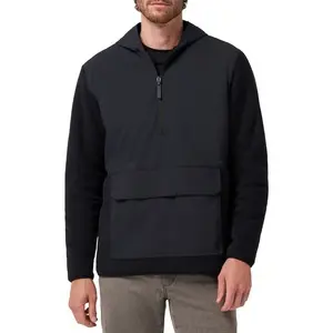 Travis Mathew Drift Fleece Half Zip Jacket - Black