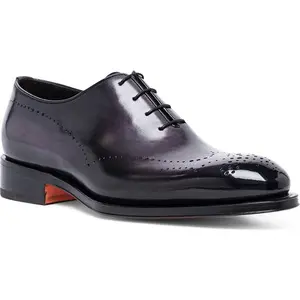 Santoni Leather Wingtip Oxford