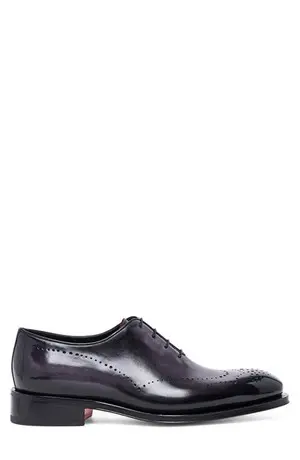 Santoni Leather Wingtip Oxford